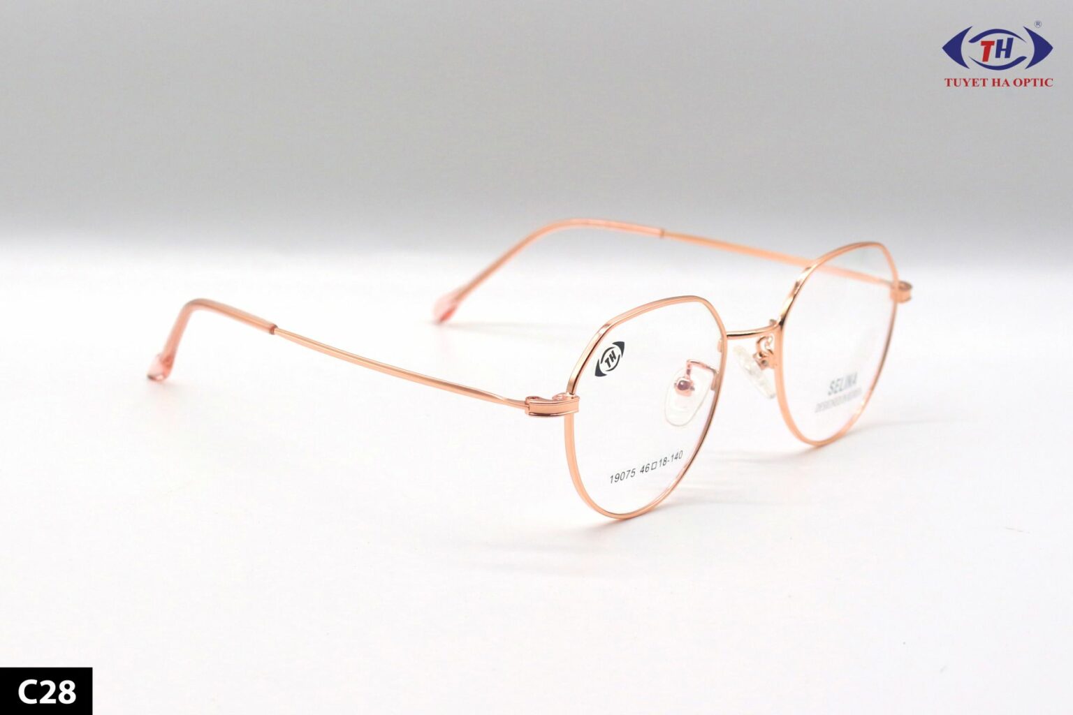 Gọng kính kim loại selina 19075 - Tuyết Hà Optic