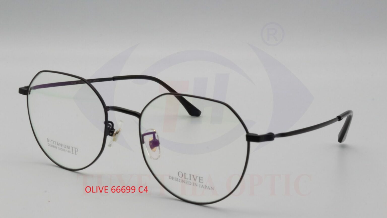 Gọng titan olive 66699 - Tuyết Hà Optic